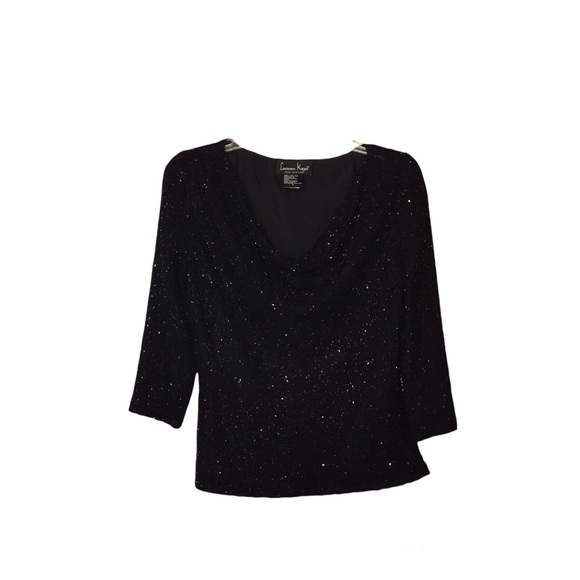 Laurence Kazar | Tops | Laurence Kazar Paris New York Beaded Sparkle ...